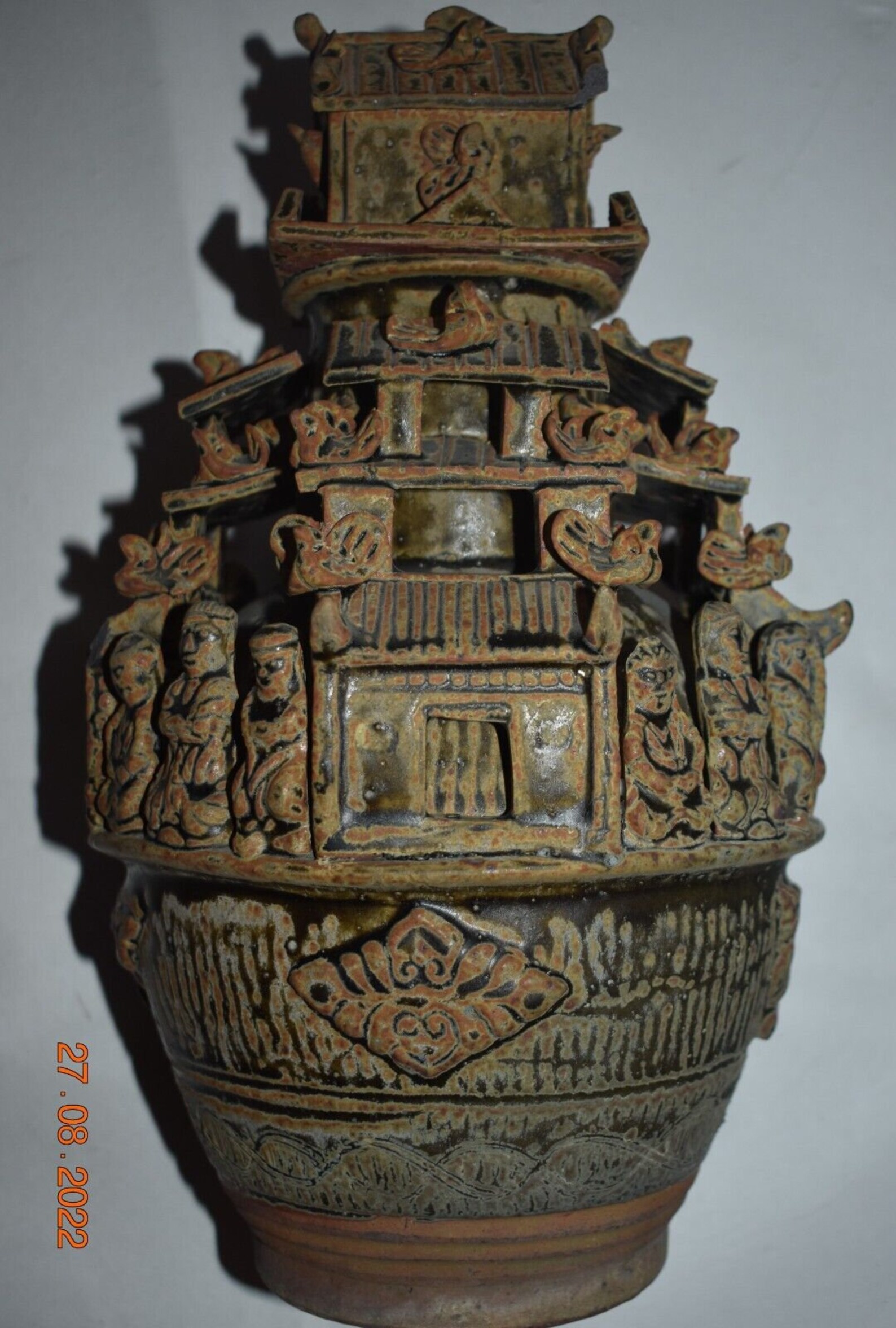 Chinese Imperial Hunping Glazed Funerary Urn/jar,12" Tall - Etsy