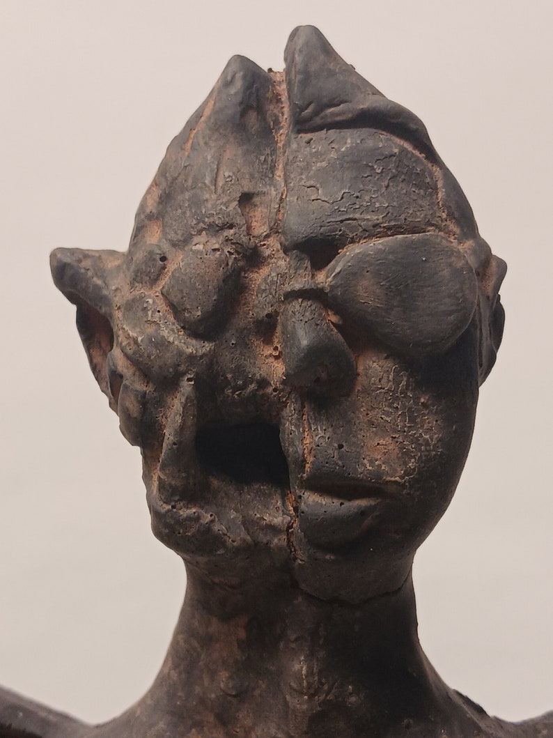 Original Pazuzu Demon Artist Statue by Artist Ting Hua Liu - Etsy