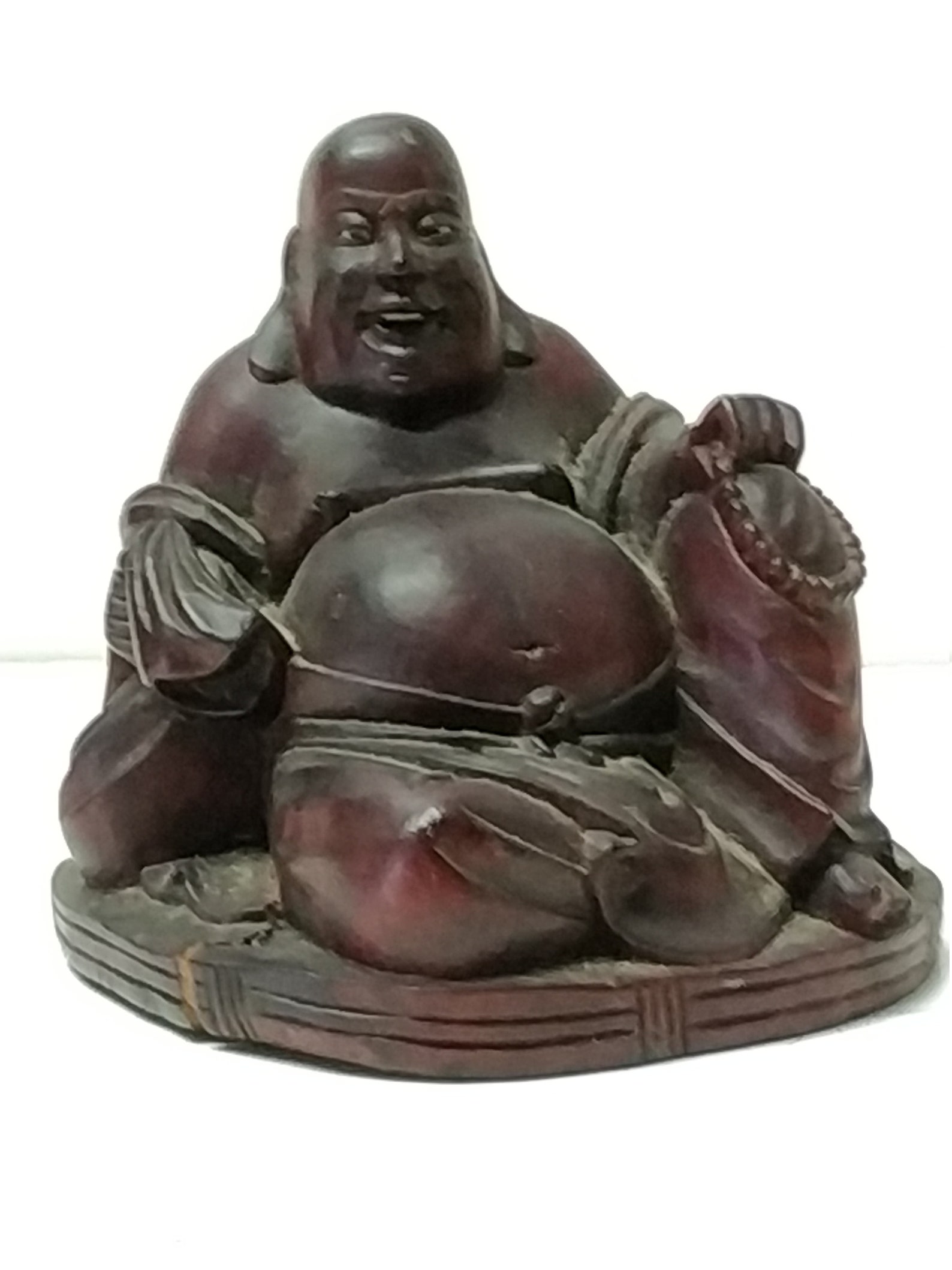 Vintage Budai Buddhism Wooden - Etsy