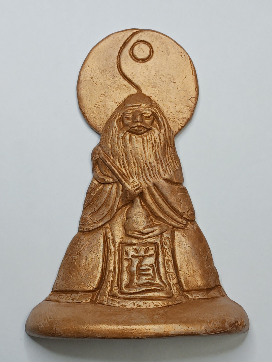 Laotz Daoism Taoism Yin Yang Statue by Artist " Ting Hua Liu",5.5 ...