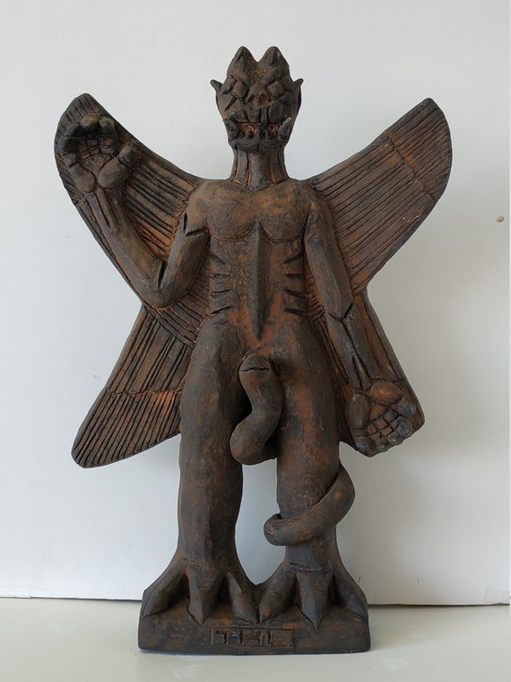 Original Large Powerful Pazuzu Demon Sculpture by Artist - Etsy UK