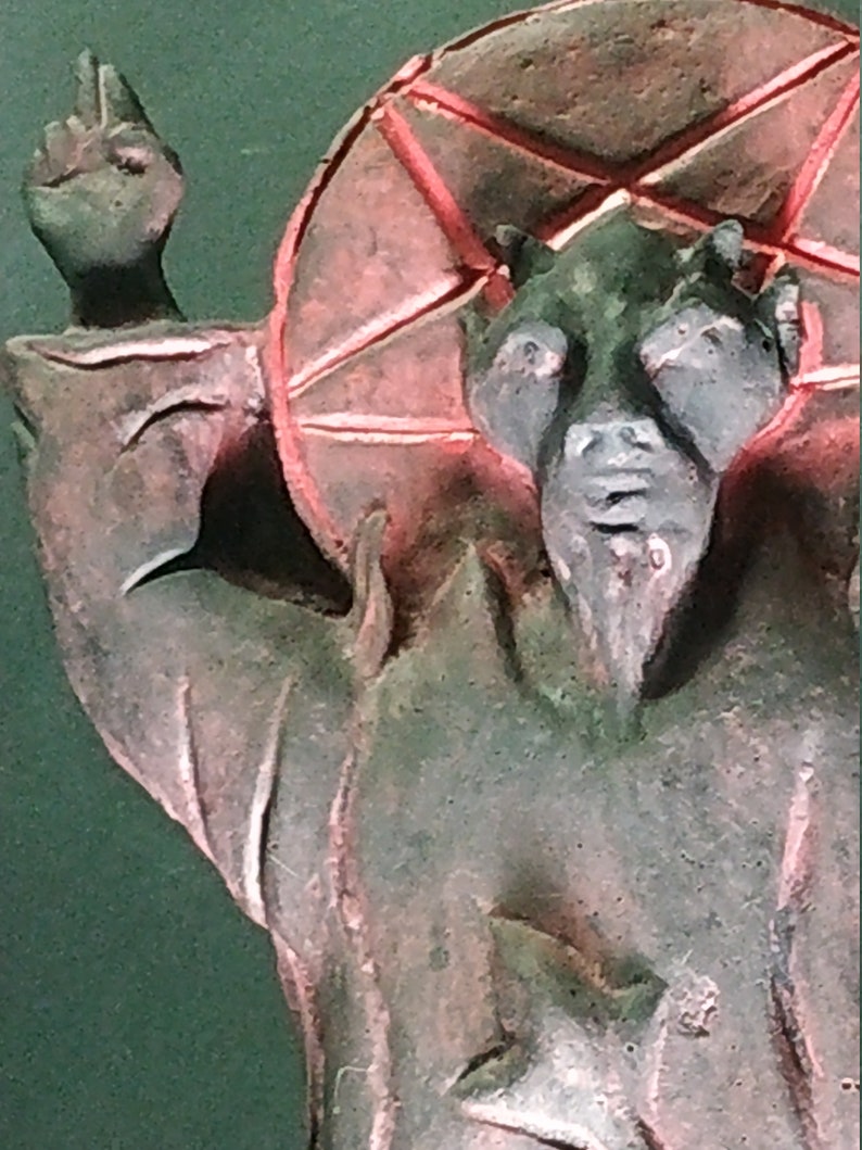 The Satanic Devil Dark Art Statue by Artist ting Hua Liu,11x6x2 ...