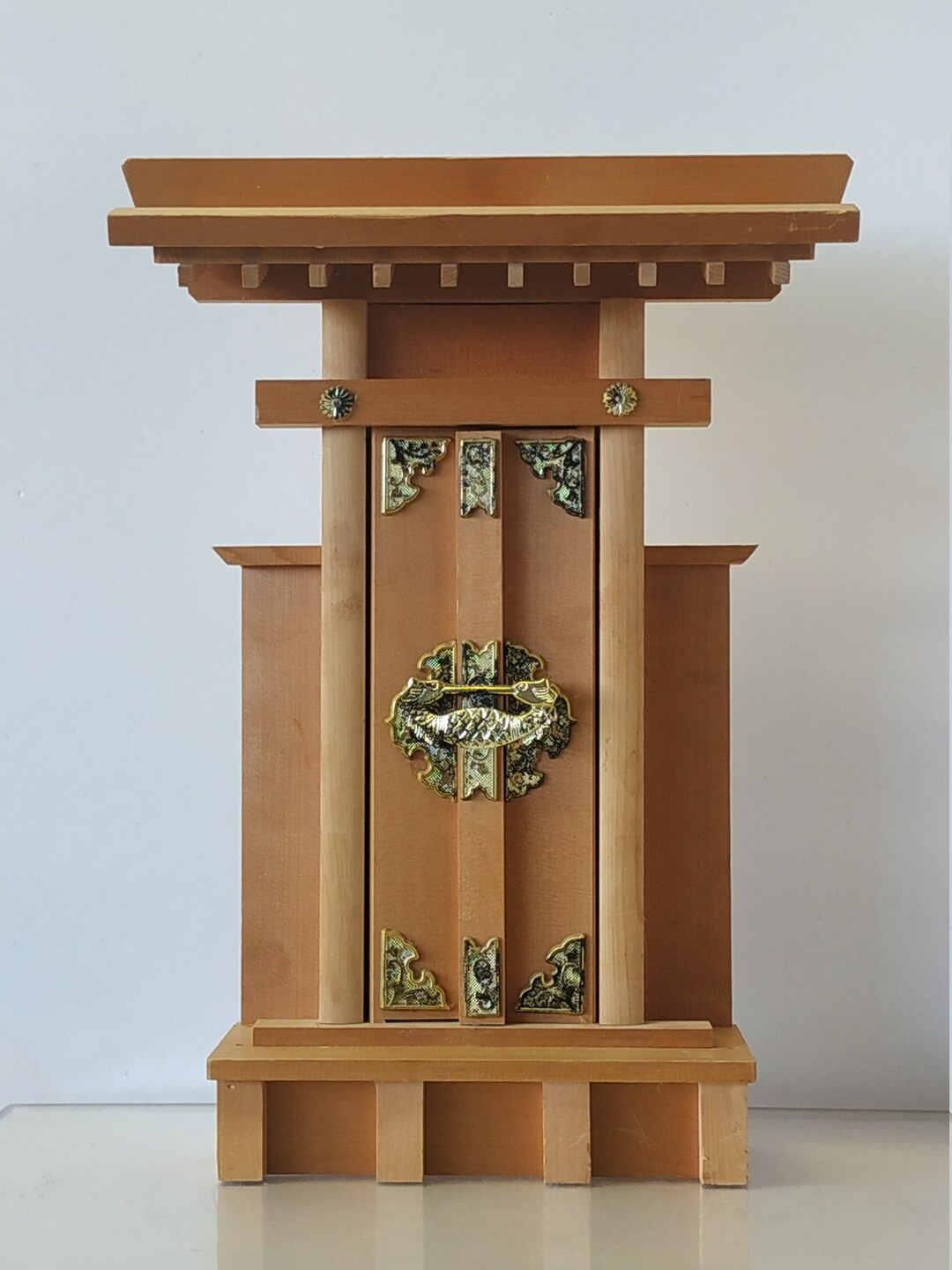 Rare Japanese Home Shinto Wood Budsudan,13.75"x10"x3.5",collector - Etsy