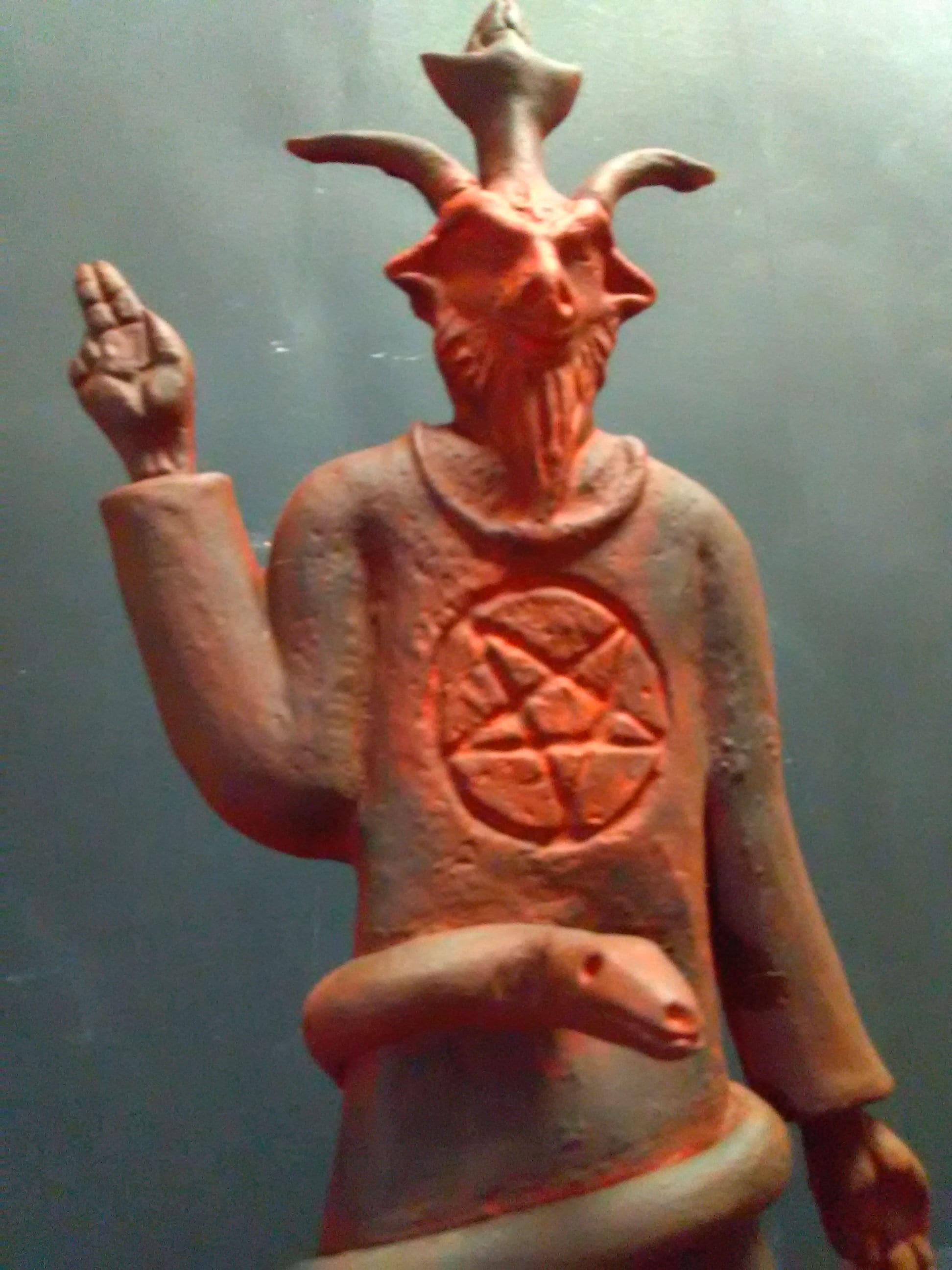 The Dark Lord Statue the Devil by Artist Ting Hua Liu , 14x7 - Etsy