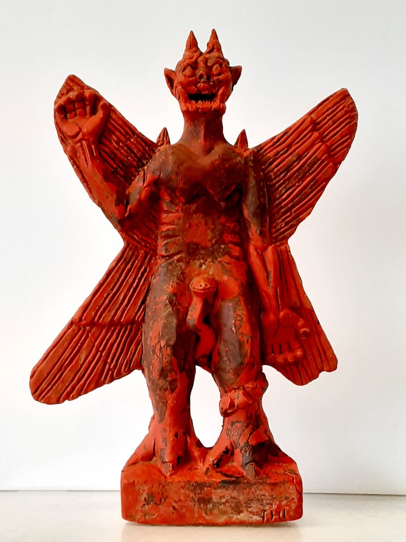 The Pazuzu Demon Statue by Artist Ting Hua Liu ,12x8x2,collector - Etsy