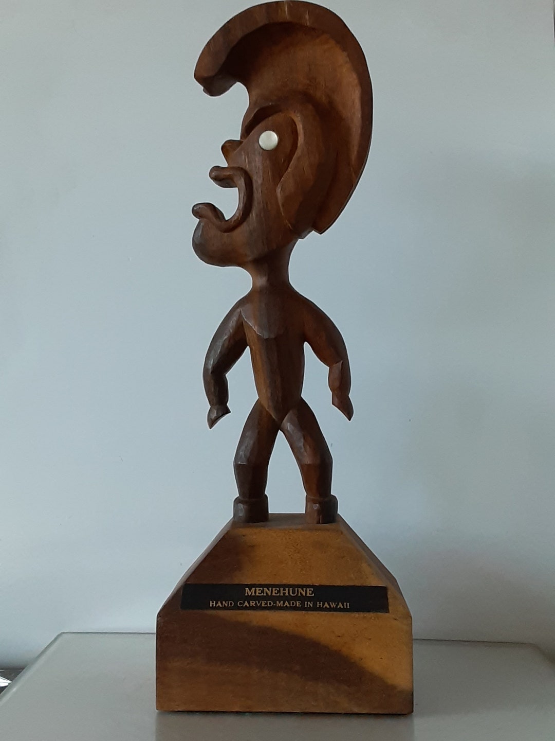 Vintage Hawaiian Menehune Beautifully Carved Expensive Koa Wood ...