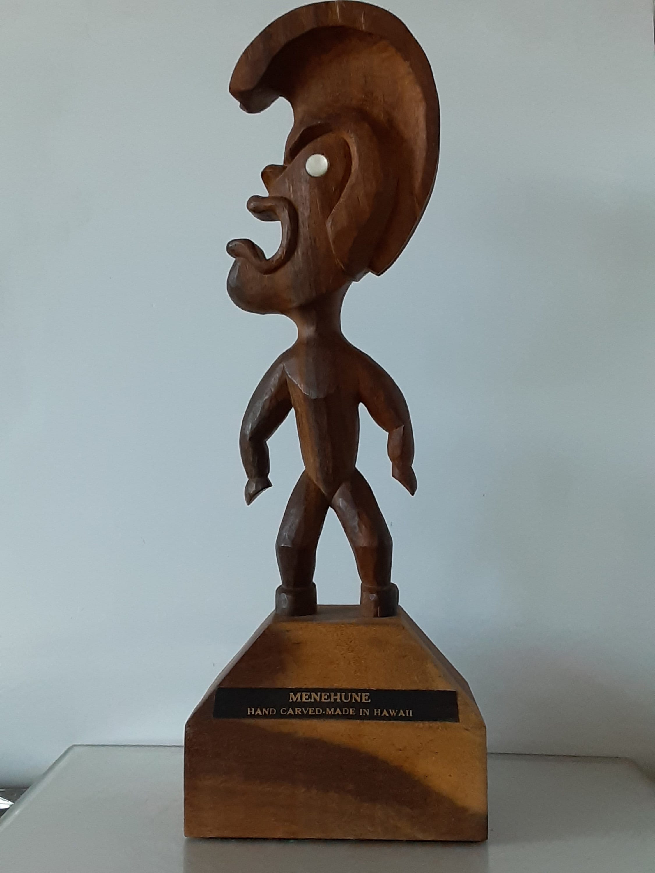 Vintage Hawaiian Menehune Beautifully Carved Expensive Koa Wood ...