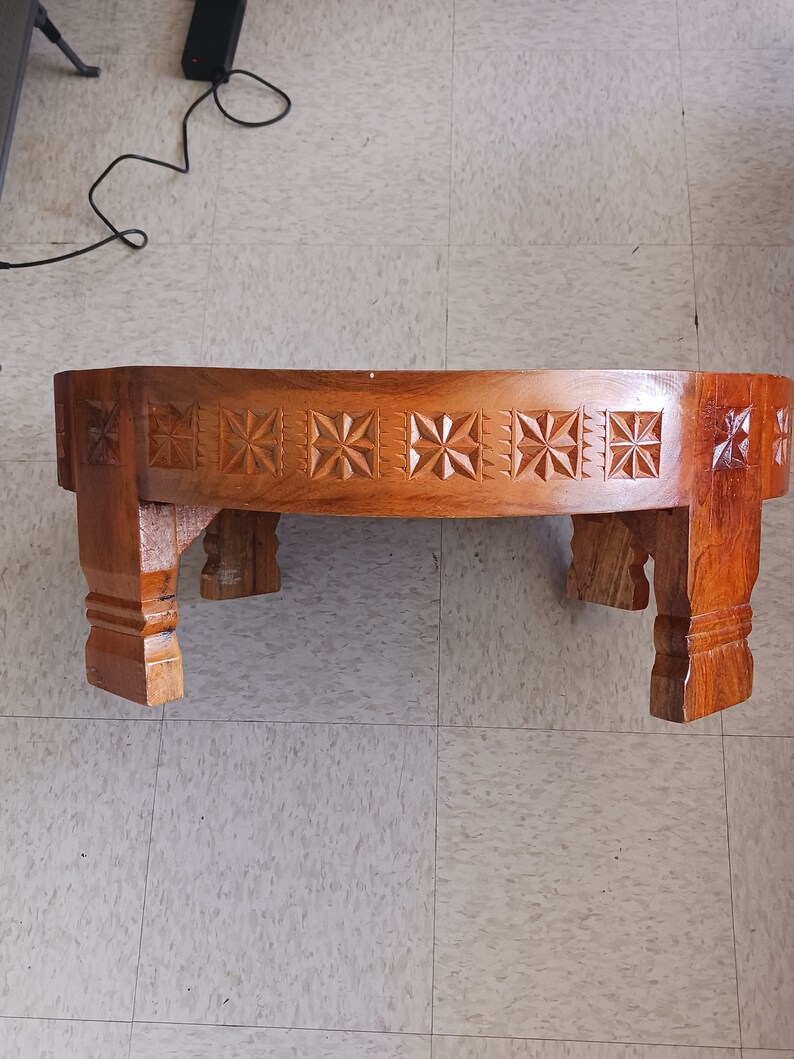 Vary Large Tribal Kava Table Wood,24"×9",collectors - Etsy