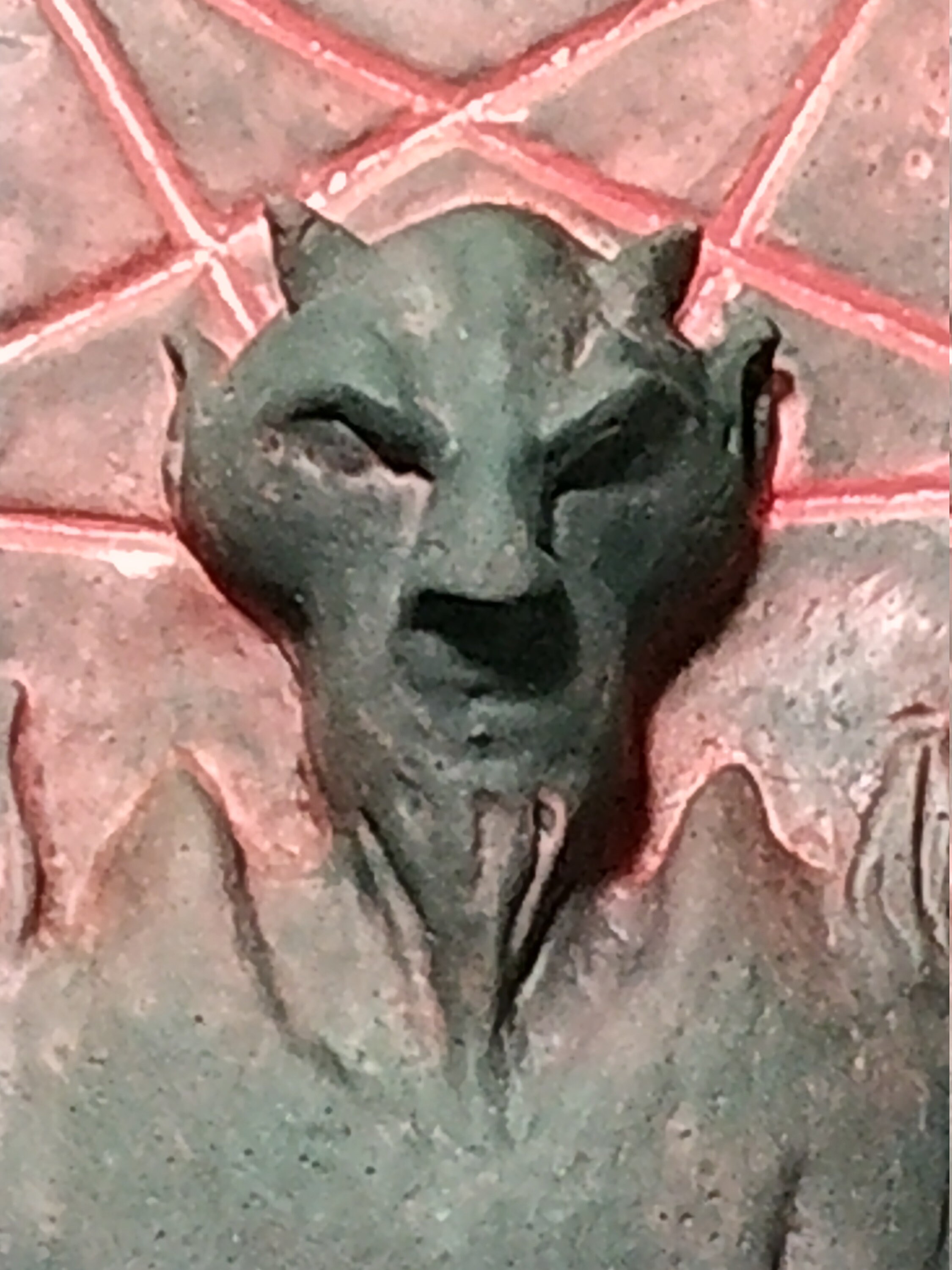 The Satanic Devil Dark Art Statue by Artist ting Hua Liu,11x6x2 ...