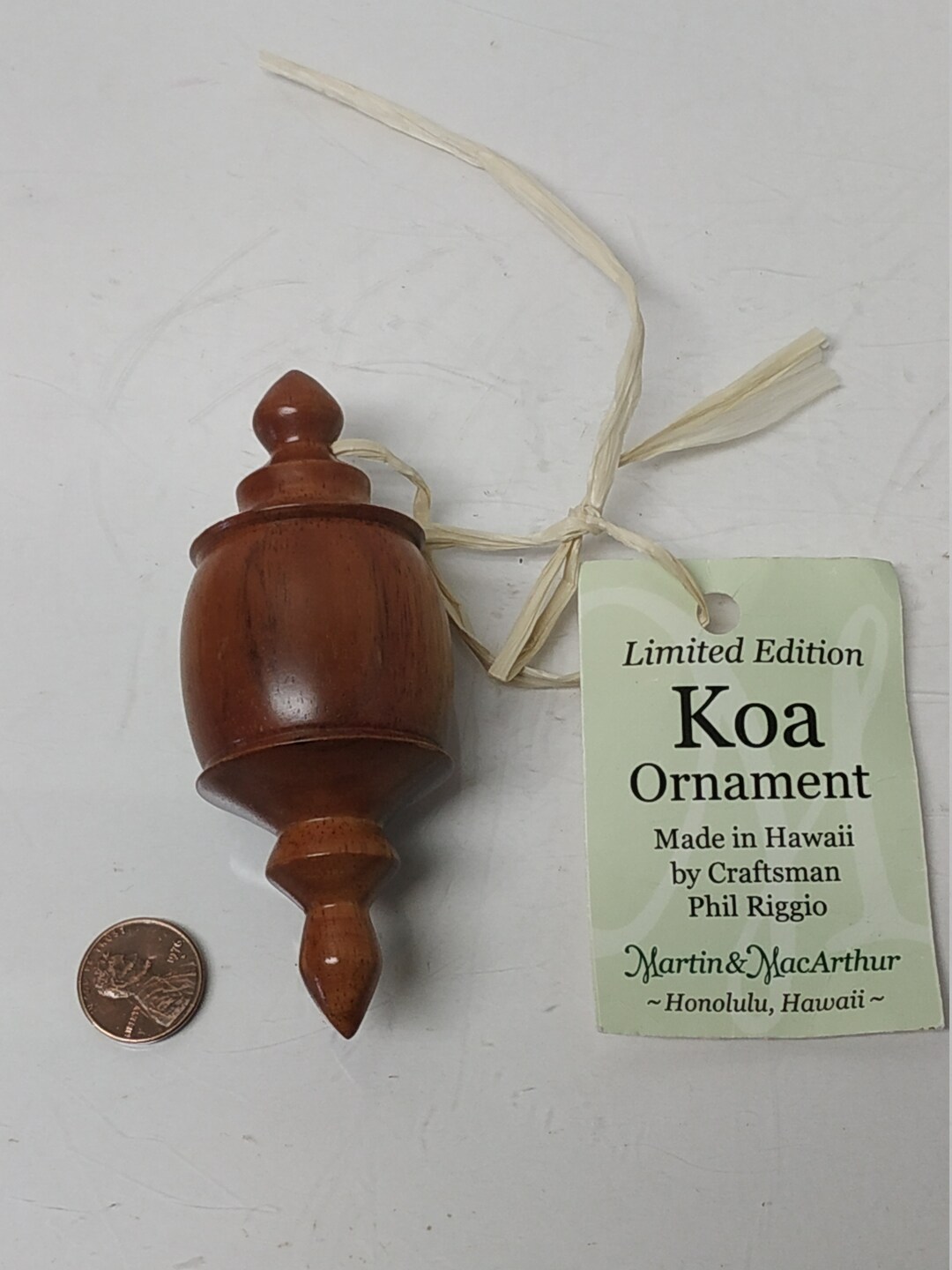 New Koa Ornament by Craftsman Phil Riggio - Etsy