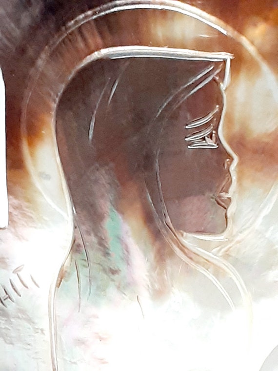 Beautiful Girl Tahitian Abalone Artist Creation Belt … - Gem