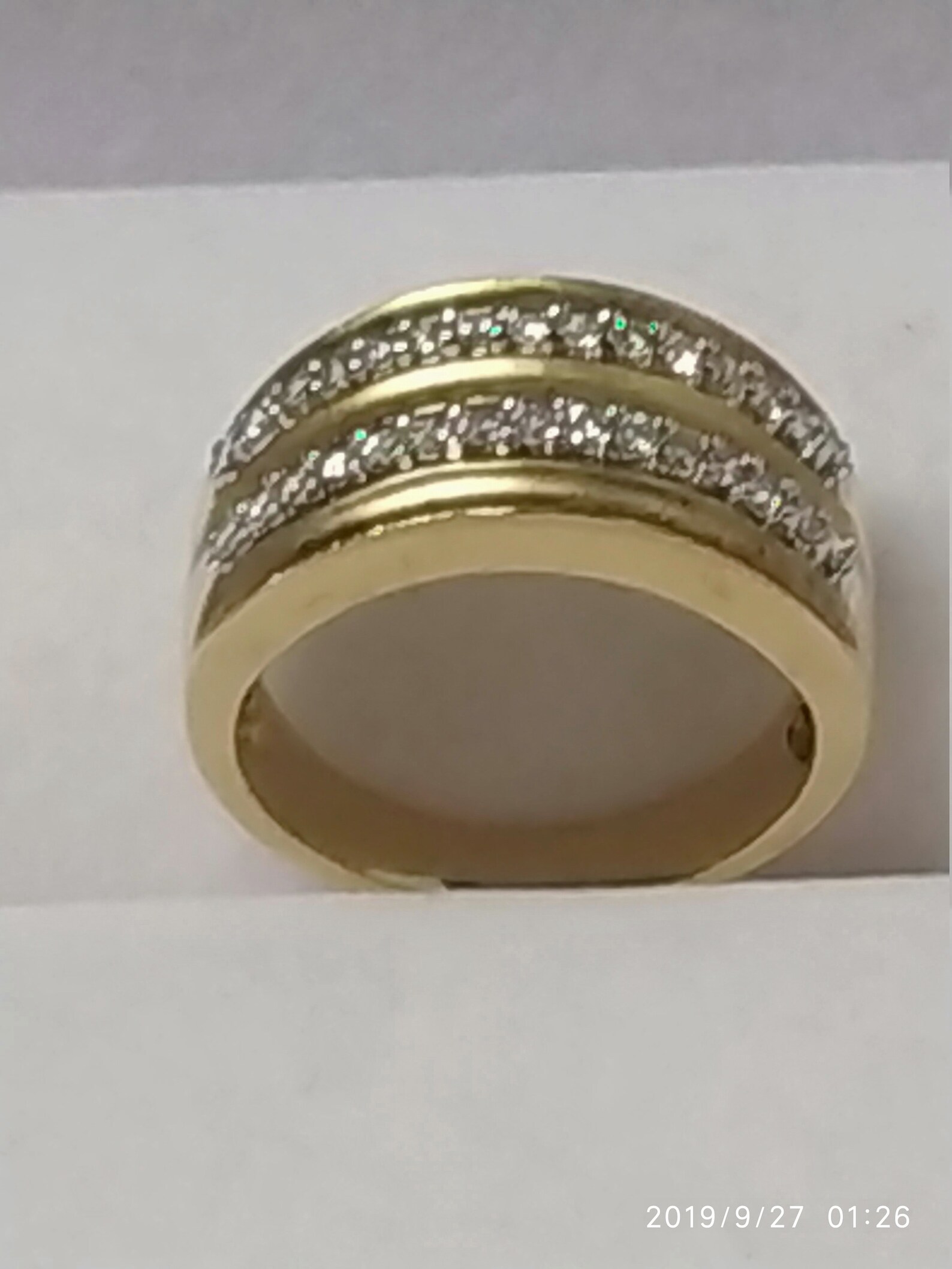 Beautiful Designer Solid 18k Gold Diamond Ringsize 6.5grams - Etsy