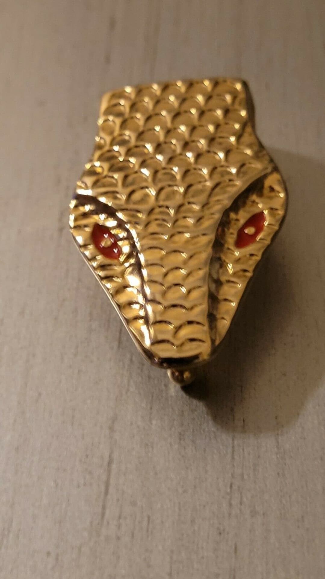 Rare Vintage Gold Tone Snake Belt Buckle - Etsy