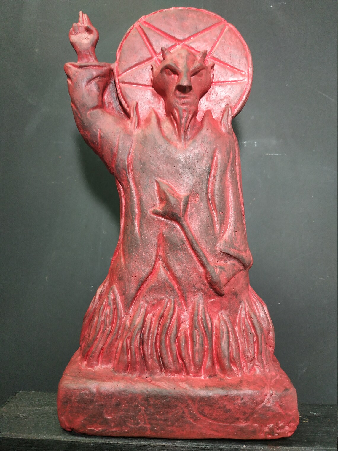 The Satanic Devil Dark Art Statue by Artist ting Hua Liu,11x6x2 ...