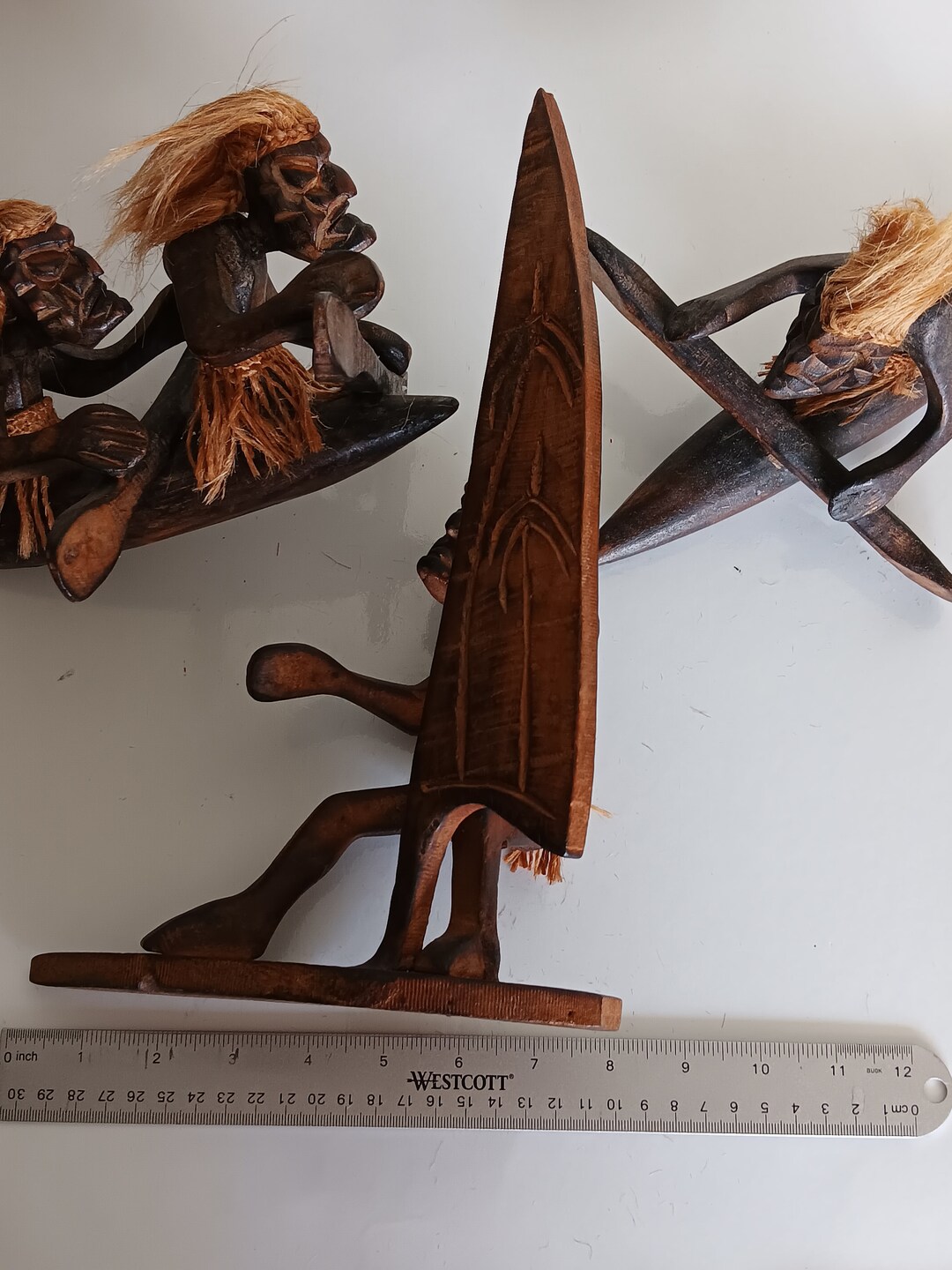 Vintage Java Man Wood Statues Set of 3,collectors - Etsy