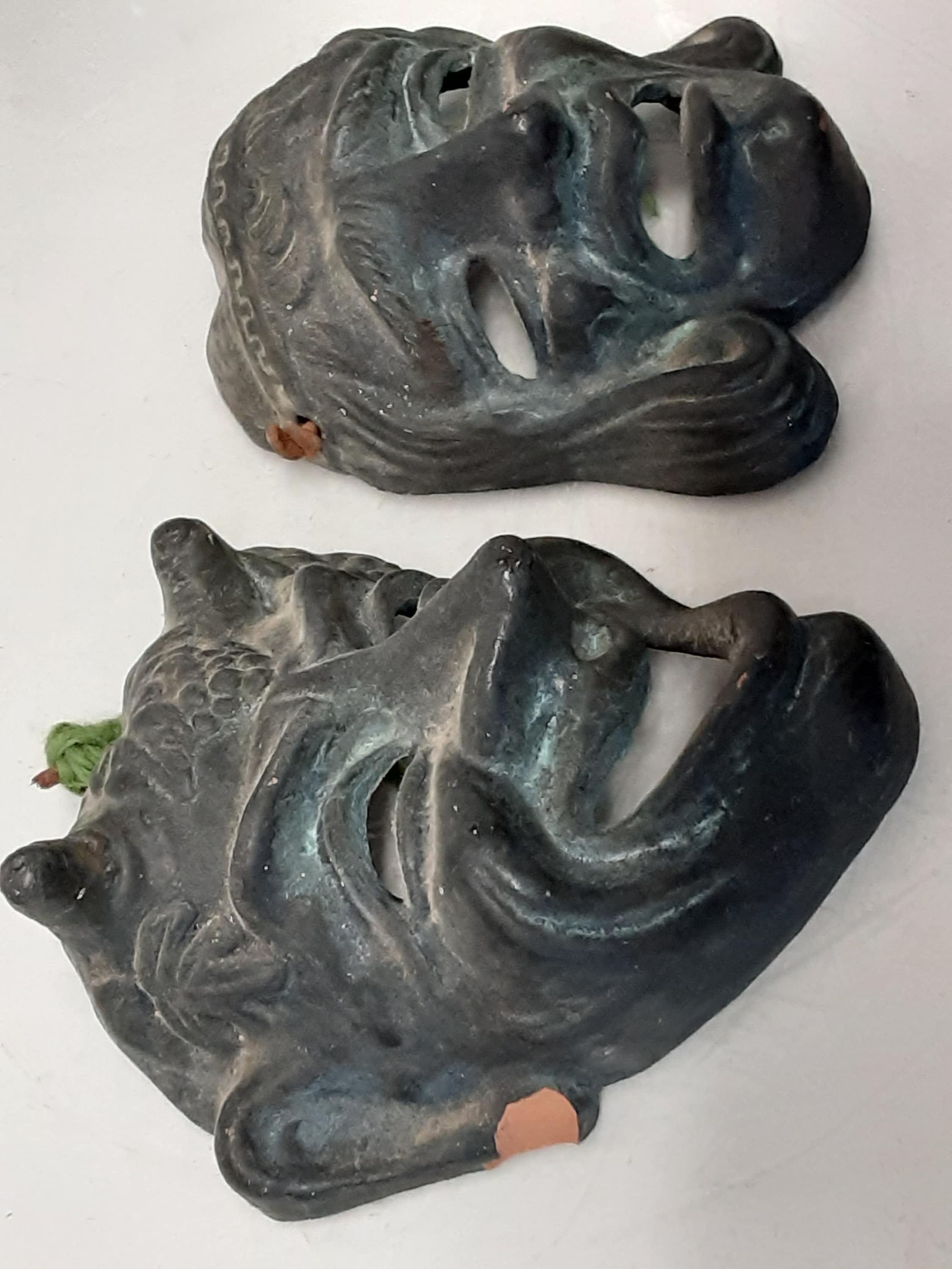 Vintage Greek Satyr Theater Terracotta Masks,5",collectors - Etsy