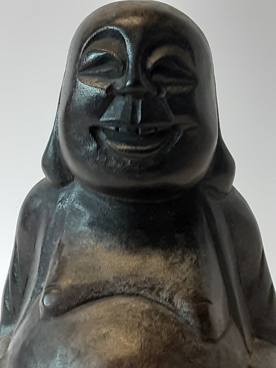 Vintage Old Budai Buddhism Altar Wood Statue,8"×4.5",collectors - Etsy