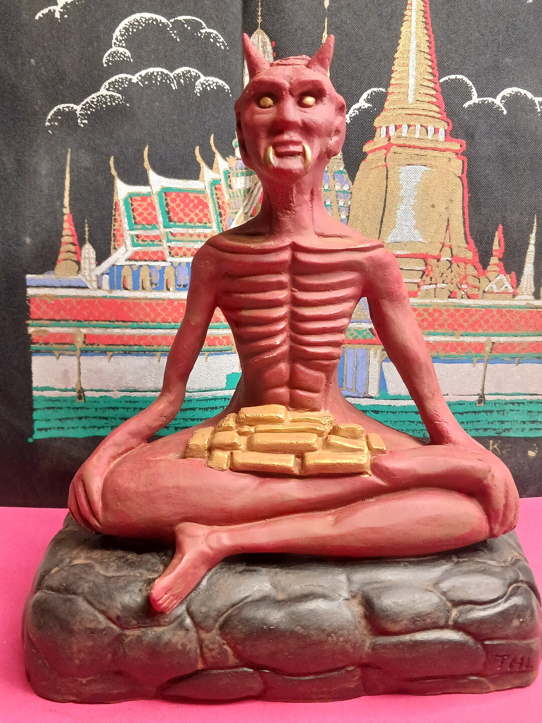 Thai Lersi Devil Fortune Statue,8"x8",collectors - Etsy