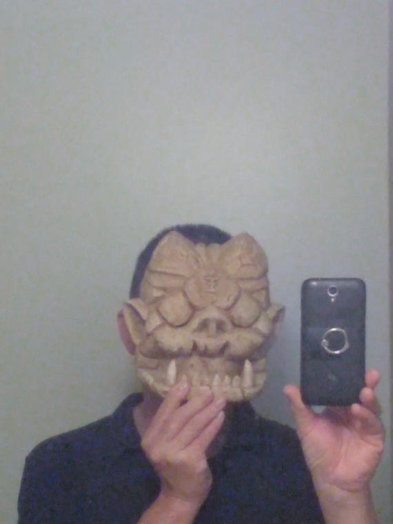 Original Pazuzu Demon Mask by Artist ting Hua Liu | Etsy