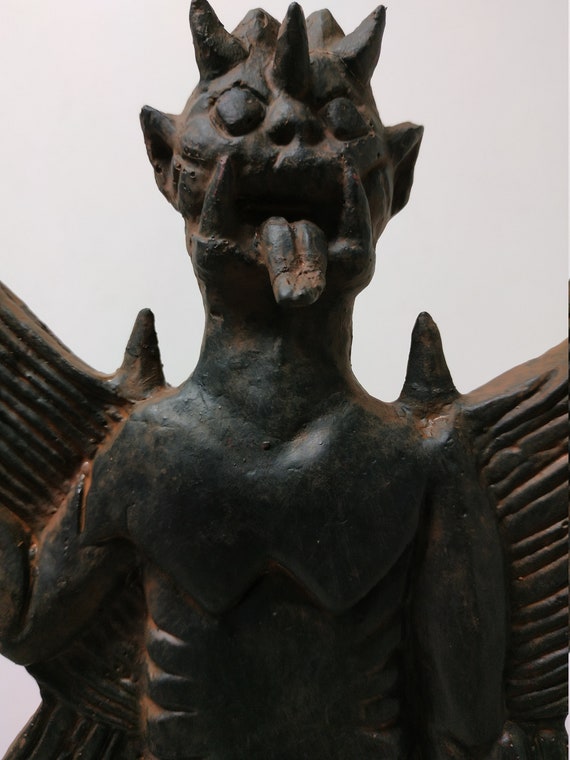 Large Pazuzu Demon Statue By Artist Ting Hua Liu Etsy The Civilization