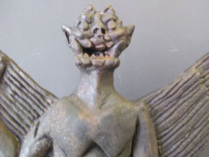 Pazuzu Demon Statue Replica by Artist " Ting Hua Liu",12"x7.5 ...