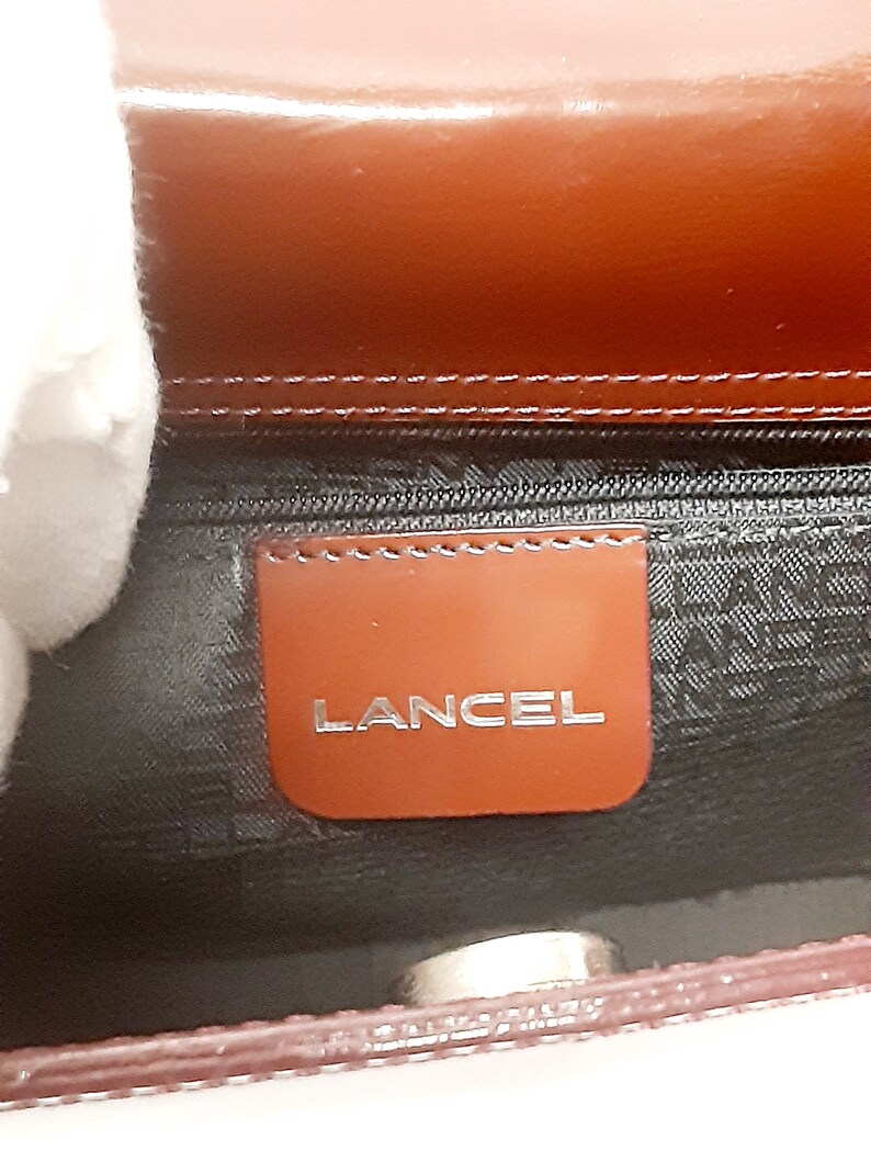 Rare Vintage Paris France Lancel Designer Lady Hand Bag,25"x11"x3",used ...