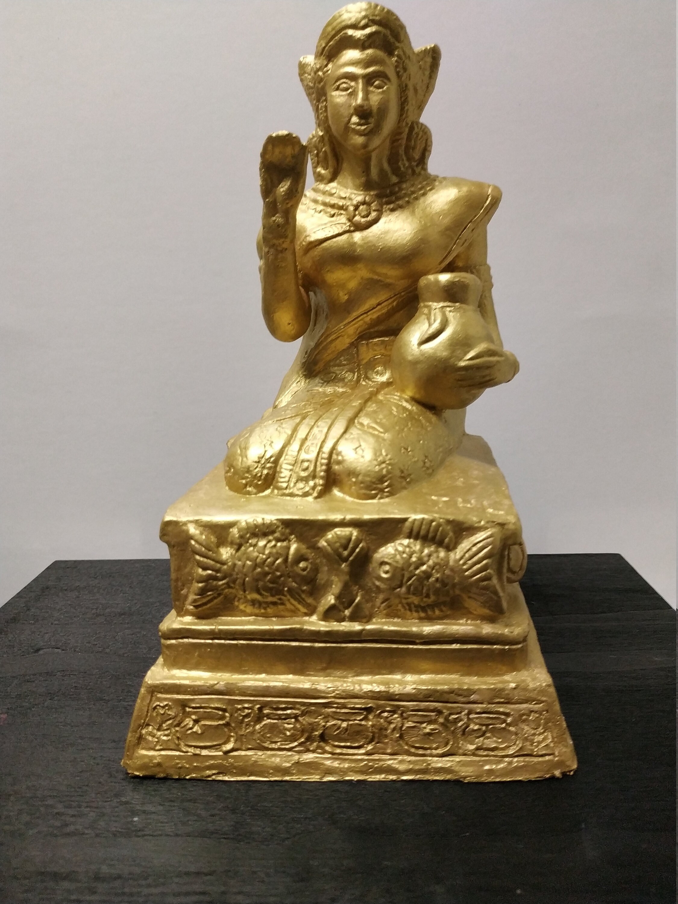 Nang Kwak Fortune Wealth Statue by Artist Ting Hua Liu ,8.5x5x4inches ...