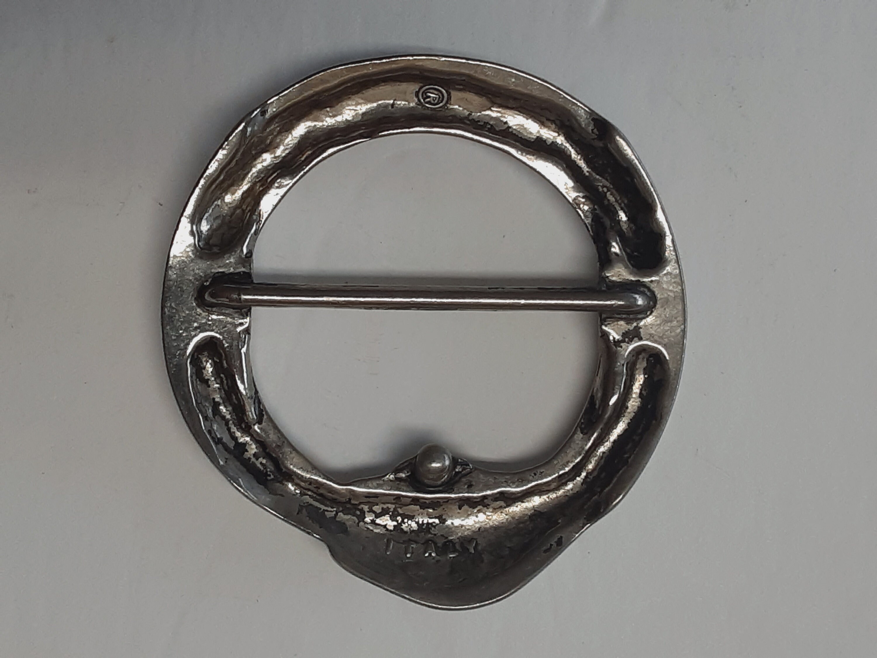Vintage 70's Ouroboros Amulet Belt Buckle Made in Italy - Etsy