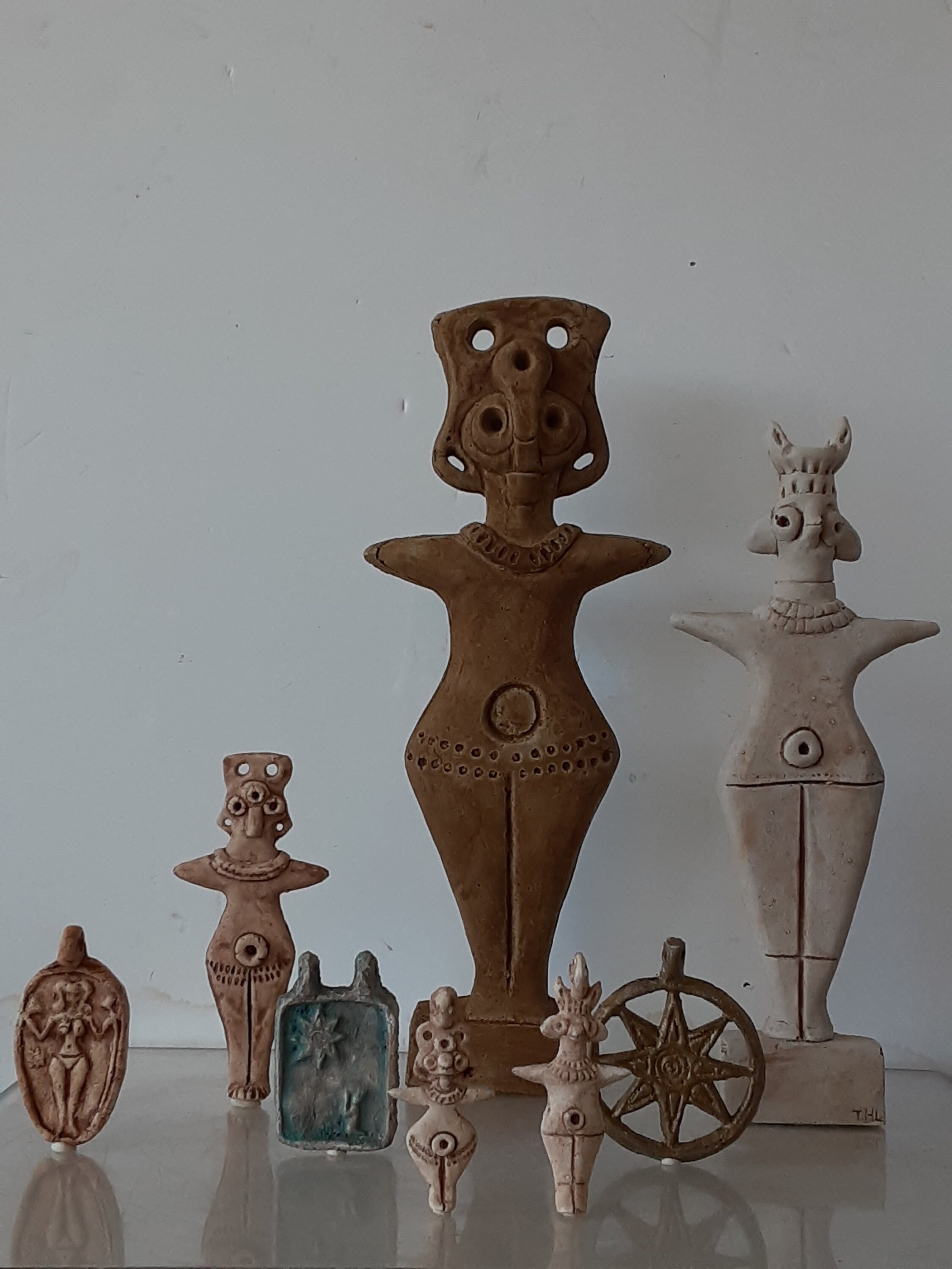 Lot of Ishtar Asherah Astarte Selene Goddess of Near Middle East ...