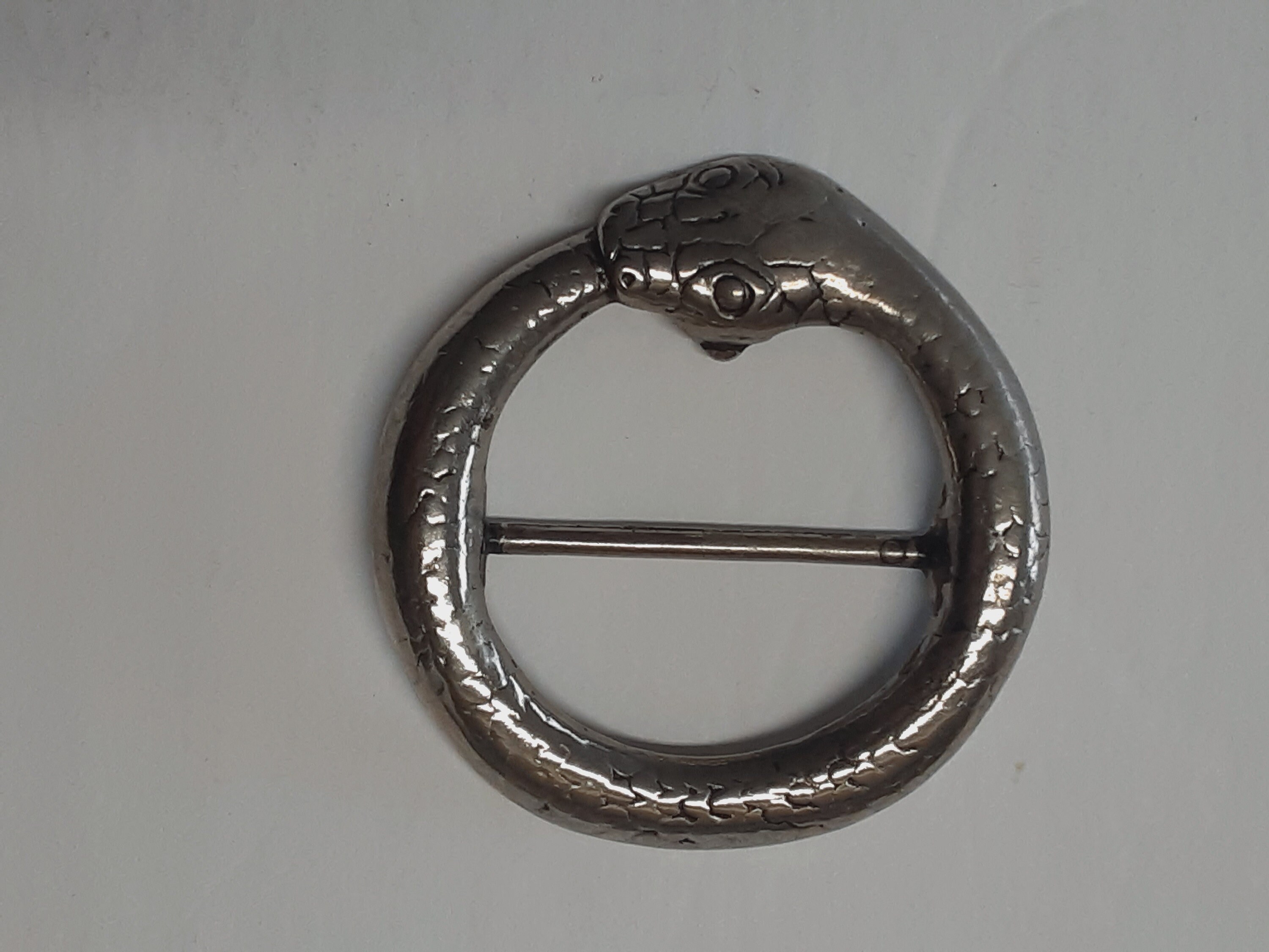 Vintage 70's Ouroboros Amulet Belt Buckle Made in Italy - Etsy
