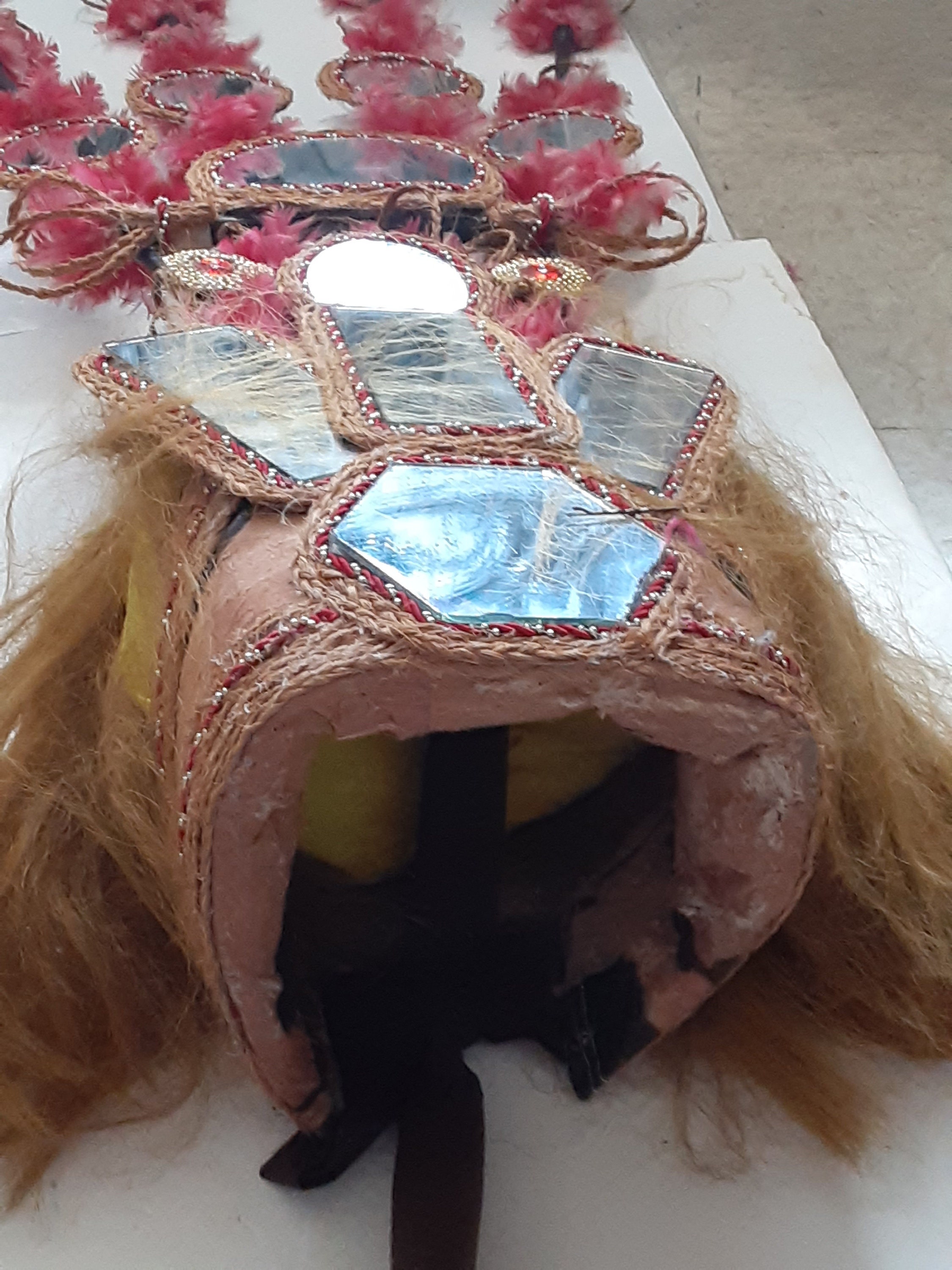 Vintage Polynesian Somoan Princess Taupou Crown Headpiece,41"x15 ...