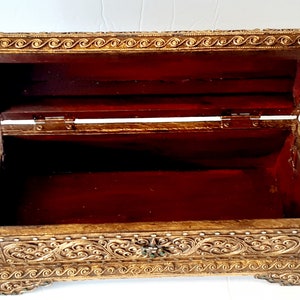 Vintage Thai Royal Buddhist Ceremonial Long Box,12.5"×5.5",collectors ...