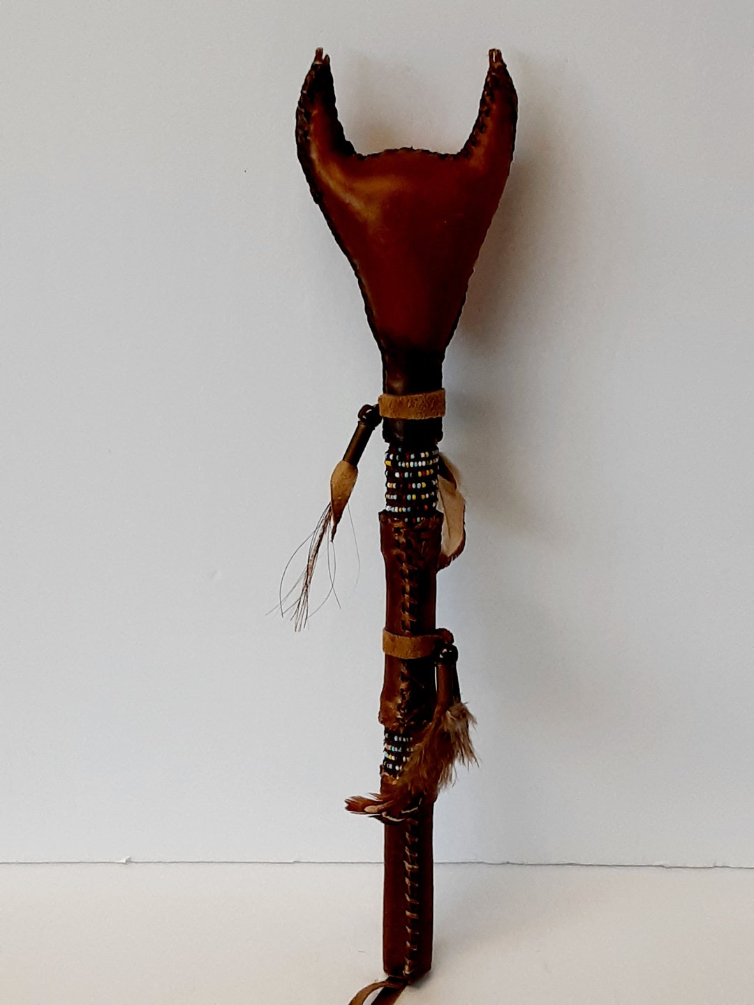 Native American Spiritual Rattle,15",collectors - Etsy
