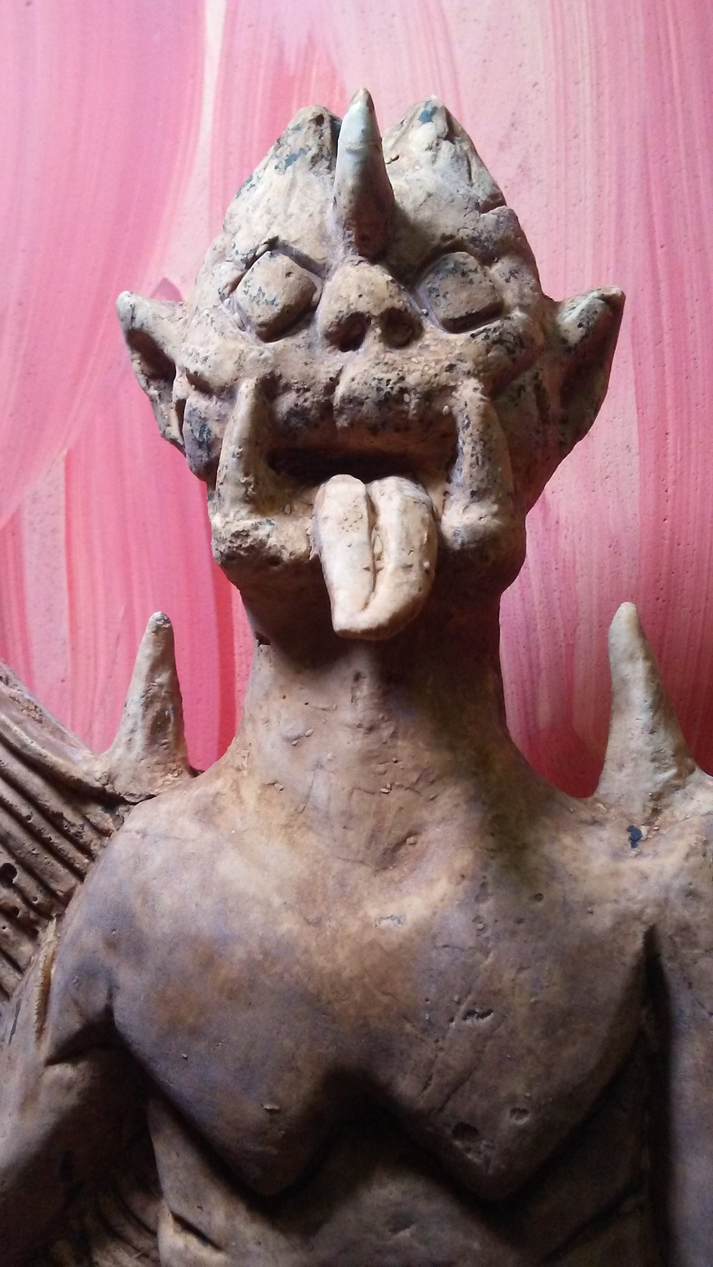 The Pazuzu Demon Statue by Artist Ting Hua Liu ,12x7.5x1.5 - Etsy