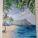Original Oil Hawaii Diamond Head Painting by Artist,28x22x2,collector ...