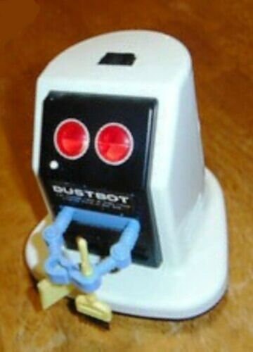 Vintage Radio Shack DUSTBOT Robot Sweeper (1985) No. 60-2556 With ...