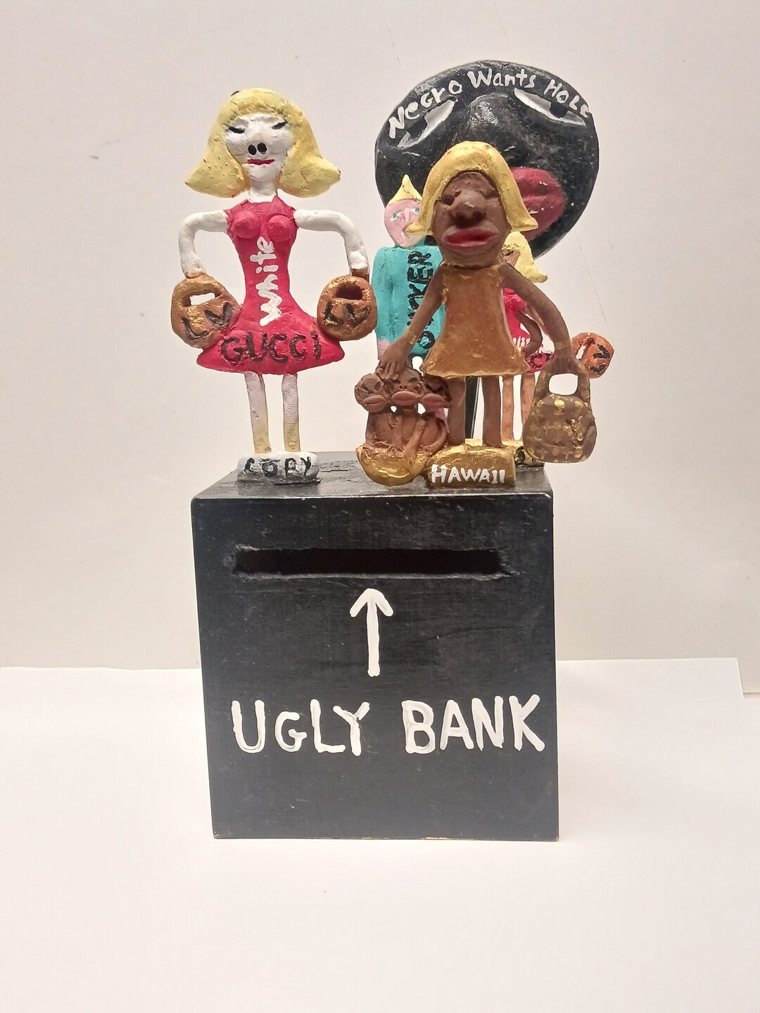 The Ugly Bank,8.54.5 by Artist Ting Hua Liu ,collectors - Etsy