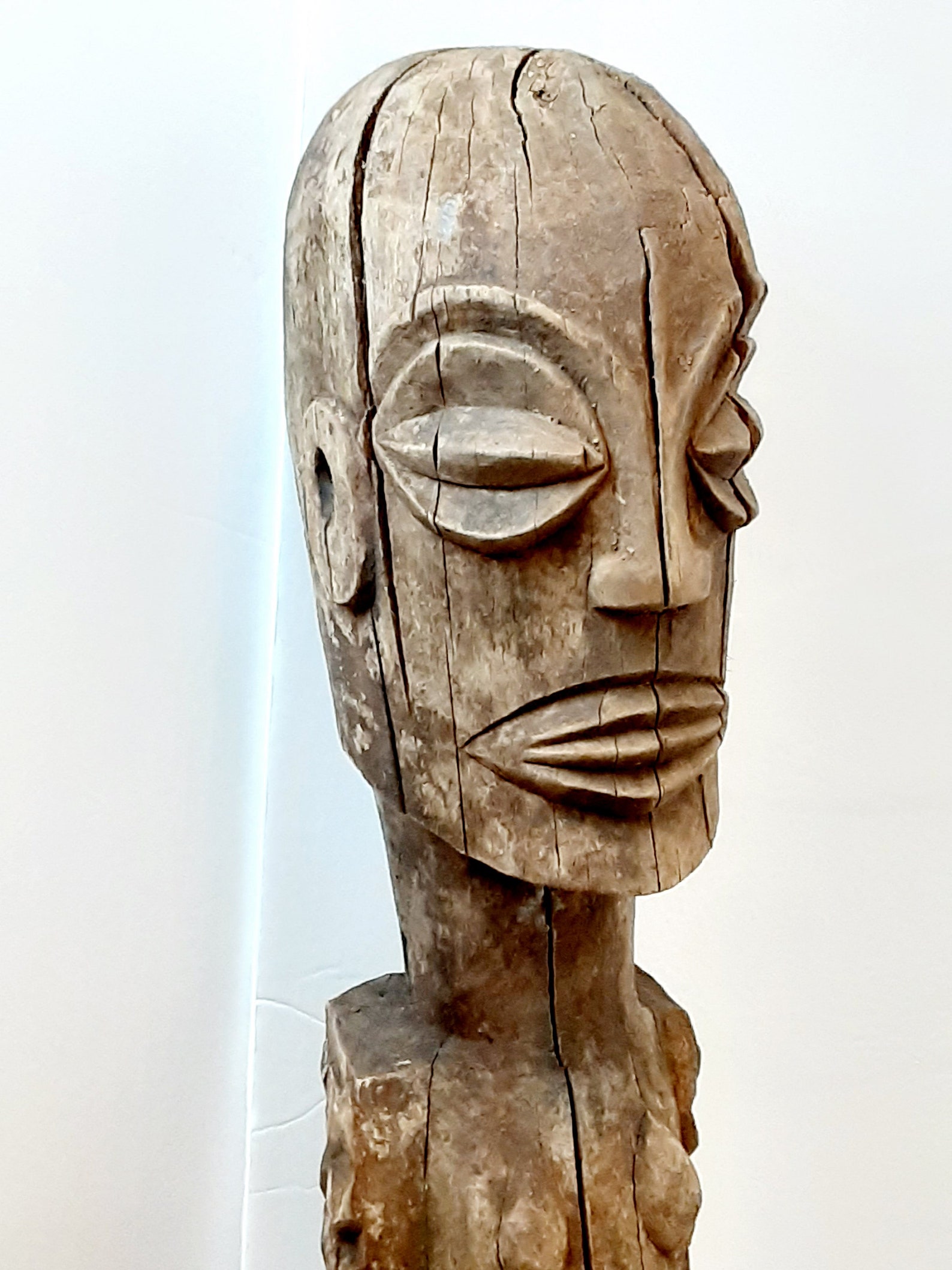 Vintage Old Polynesia Pacific Islander Wood Tiki,29x11,,collectors ...