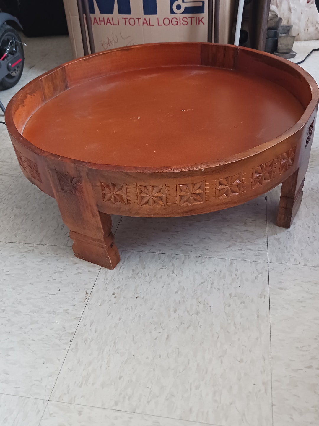 Vary Large Tribal Kava Table Wood,24"×9",collectors - Etsy