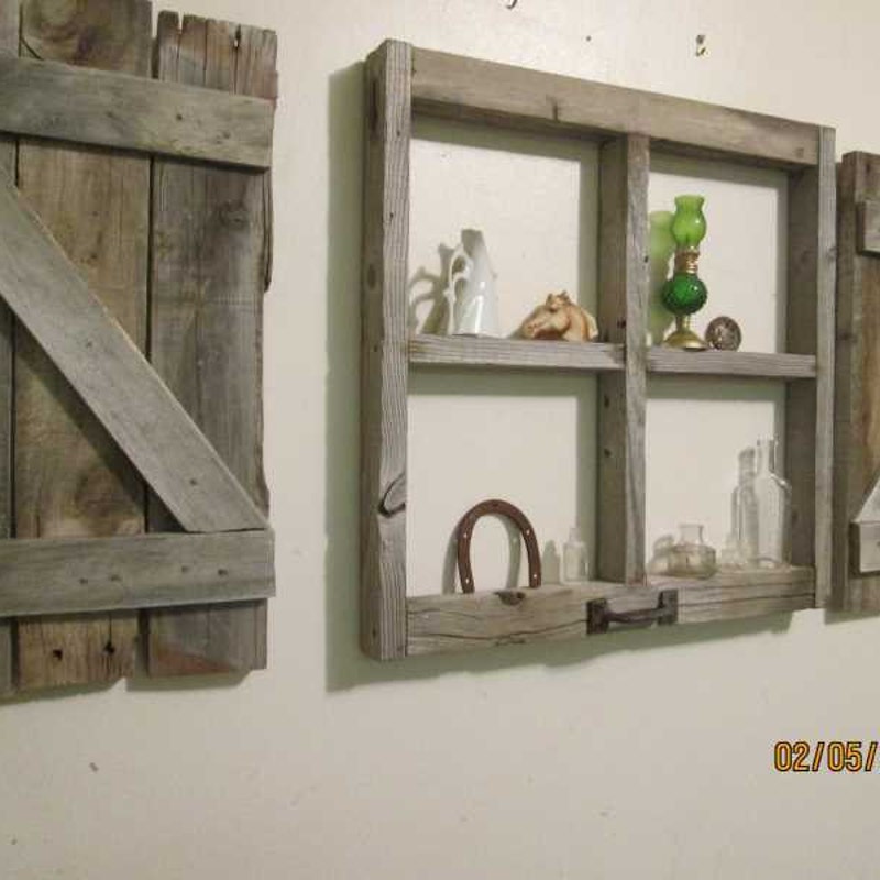 Barn Door Window Shutters - Etsy