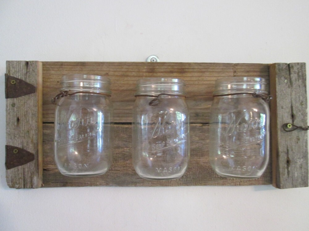 Mason Jar Wall Decor | Etsy