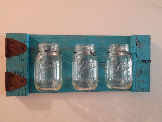 Barn Board Mason Jar Rustic