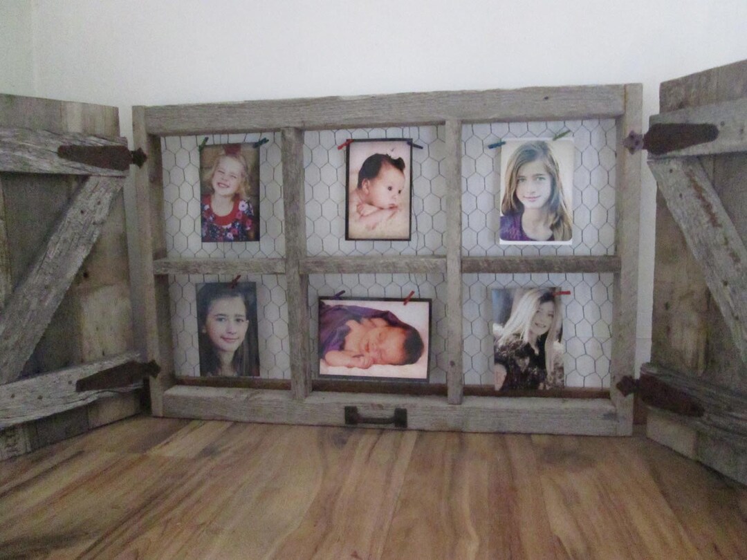 Window Frame Photo Display- Table Top - Etsy