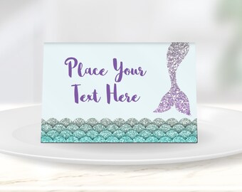 Mermaid Place Card | Etsy