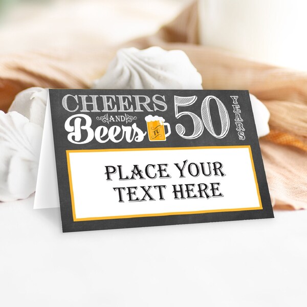 50th Birthday Labels - Etsy