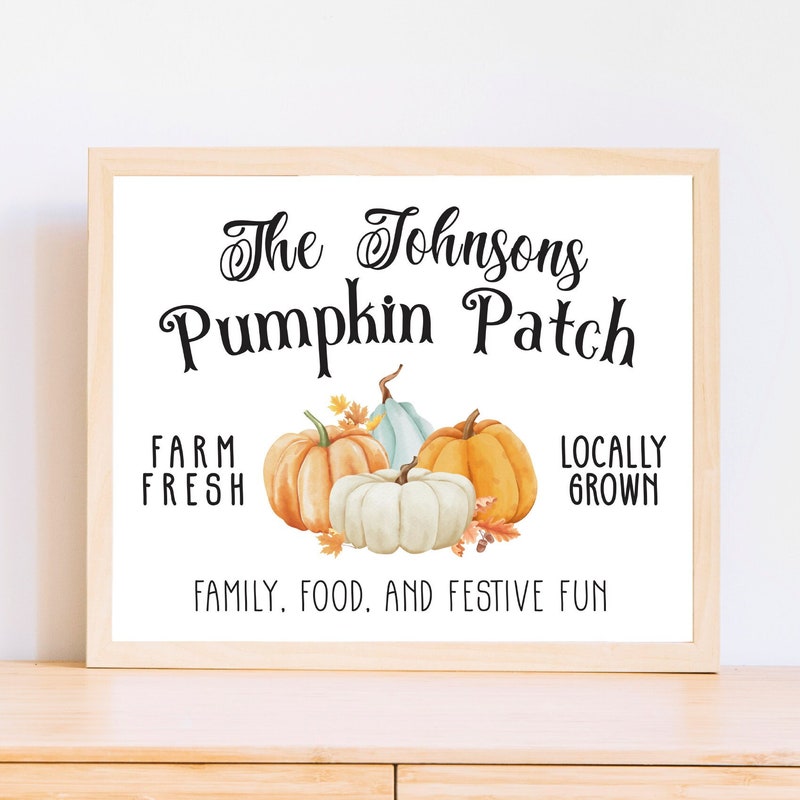Pumpkin Patch Sign - Etsy