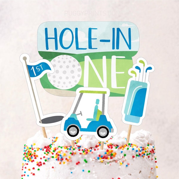 Golf Cake Topper - Etsy