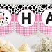 Cow Happy Birthday Banner Printable Cow Banner Personalized - Etsy