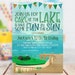 Lake Birthday Invitation: Canoe Kayak Party, Editable Template (digital ...