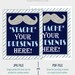 Stache Your Presents Here Sign Printable Mustache Birthday Party ...